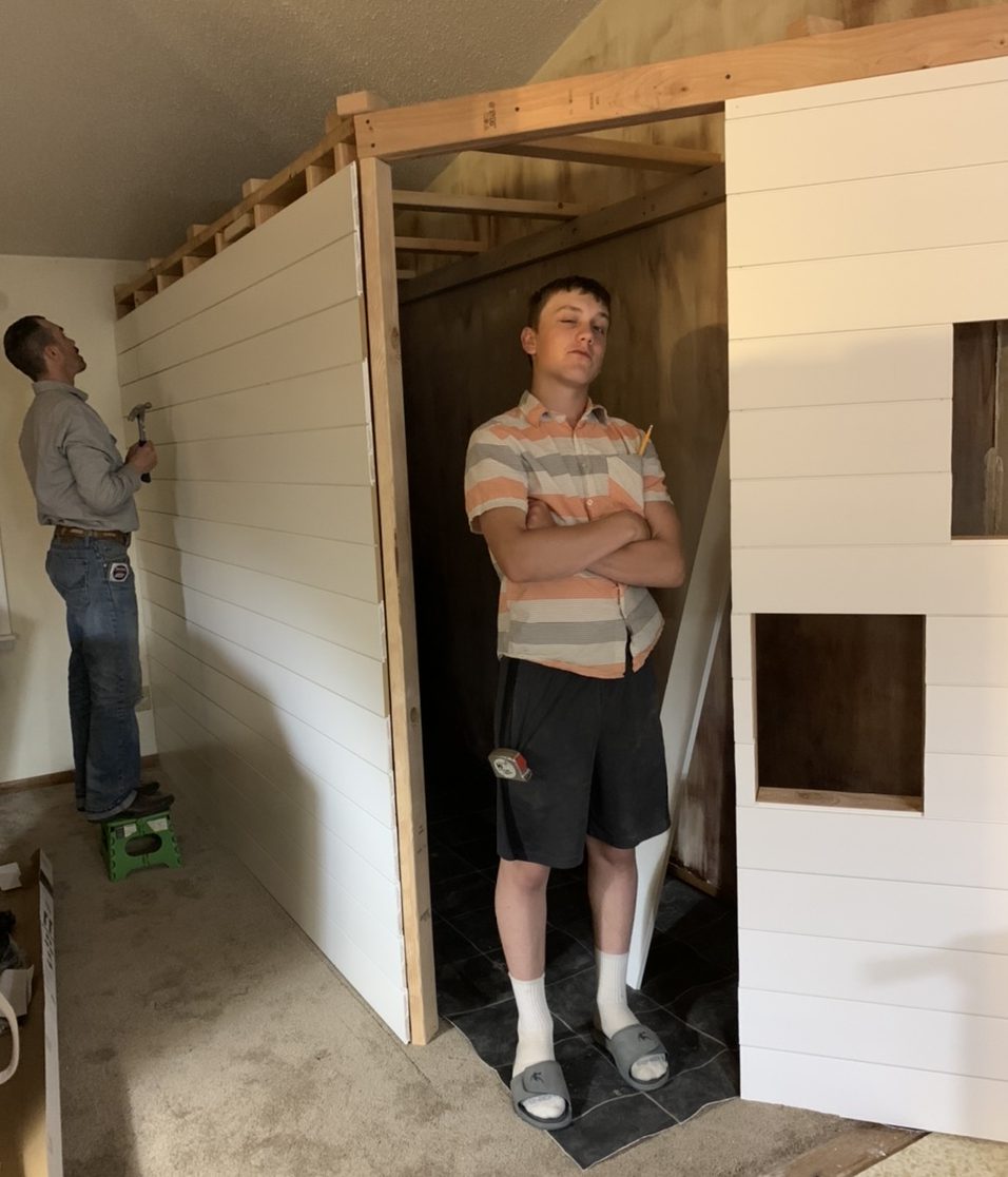 Easy DIY Pantry Addition Creates Storage, A More Open Floor Plan, and A ...